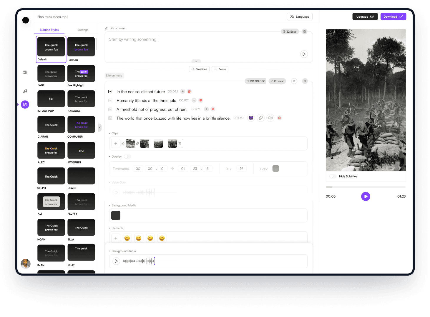 Short.video - 100x Faster Video Creation at scale