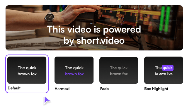 Short.video - 100x Faster Video Creation at scale